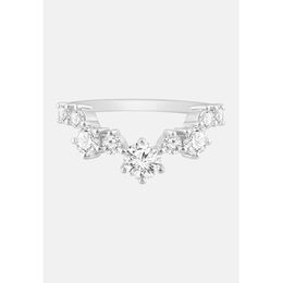 Ethische Diamanten Ring aus 375 Wei&szlig;gold mit Lab Grown Diamant | Gr.: 56