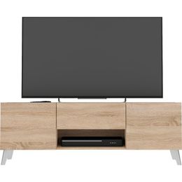 FMD TV-Board &raquo;Brighton&laquo; Breite 140 cm, mit und ohne Schublade braun B/H/T: 140cm x 46,5cm x 34,5cm