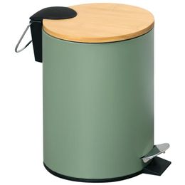 Kesper Kosmetikeimer &raquo;M&uuml;lleimer Bambus, FSC zertifiziert, 3l&laquo; inkl. Inneneimer, Deckel mit Soft-Close Bambus, Kunststoff, Metall B/H/T: 17cm x 23cm x 