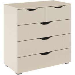 Rauch Schubkastenkommode &raquo;Kommode Sideboard Schubladenkommode Landhausstil MARLENE&laquo; Breite 80 cm mit Griffmulden im Landhausstil, mit 5 ger&auml;umigen 