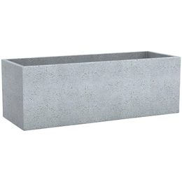 Scheurich Blumentopf &raquo;80/240 C-CUBE LONG&laquo; grau B/H/T: 29cm x 27,4cm x 79cm