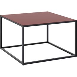 set one by Musterring Couchtisch &raquo;Reno&laquo; 1 Stk. tlg. Ma&szlig;e (BxHxT in cm) 80 x 45 x 80 rot B/H/T: 80cm x 45cm x 80cm