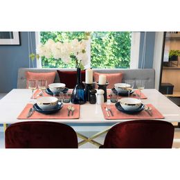 Adam Platzset &raquo;Argentinian Criolla Light&laquo; GOTS organic,zertifiziert durch CERES 0242,Made in Germany orange Obermaterial: 100% Baumwolle B/L: 40cm x 50cm, 
