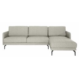 Creation BY ROLF BENZ Ecksofa &raquo;CR.450, Designecksofa, Polsterecke, L-Form&laquo; Armlehne sehr schmal, Breite 234 cm, Alugussf&uuml;&szlig;e in umbragrau grau Chenille