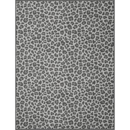 Biederlack Wohndecke &raquo;Leo&laquo; mit Veloursband, 70% Baumwolle/30% Polyacryl grau Baumwolle, Polyacryl B/L: 150cm x 200cm
