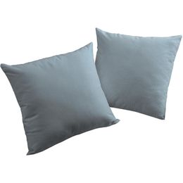 Adam Dekokissen &raquo;Uni Light Collection&laquo; im Uni Design blau Obermaterial: 100% Baumwolle B/L: 50cm x 50cm, 1 Stk.