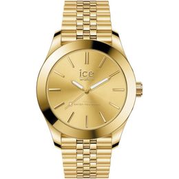 Ice Watch Ice-Watch Damen ice-watch Quarzuhr &raquo;ICE steel - Small - 3H&laquo; Armbanduhr, Damenuhr, Edelstahlarmband, Wasserdicht bis 10 bar, analog gold Einheitsgr&ouml;&szlig;e