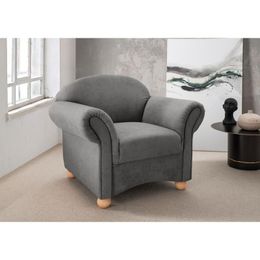 Home Affaire Sessel &raquo;Torello bequem und zeitlos, Breite 90cm&laquo; 1 Stk. tlg. 100% Polyester Microfaser, B/H/T: 90cm x 84cm x 80cm