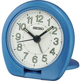 Seiko Reisewecker Quarzwecker, Wecker, Schlafzimmer, Snooze blau Einheitsgr&ouml;&szlig;e