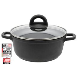 ELO Basic Kochtopf &raquo;Black&laquo; 1 tlg. Aluminium schwarz 2 l + &Oslash; 20cm + H&ouml;he 11cm