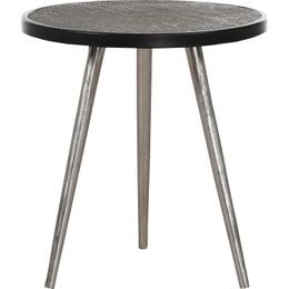 GUTMANN FACTORY Beistelltisch &raquo;Coffee, Couchtisch, rund &Oslash; 43 cm&laquo; Der Beistelltisch ideal als Couchtisch oder dekorative Ablage grau B/H/T: 43cm x 47cm x 43cm
