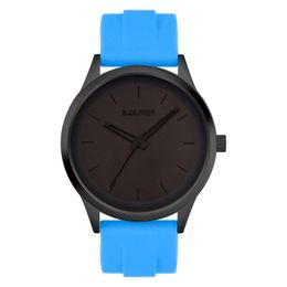 s.Oliver Herren s.Oliver Quarzuhr &raquo;Sport Silicone&laquo; Armbanduhr, Herrenuhr, Silikonarmband, analog Einheitsgr&ouml;&szlig;e