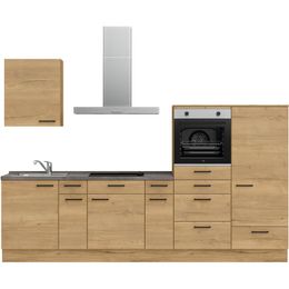 Nobilia K&uuml;chenzeile &raquo;"Structura I", NEU: individuell anpassbar mit gratis Profi-Beratung&laquo; vormontiert, Breite 300 cm, Ausrichtung w&auml;hlbar, wahlw. mit 