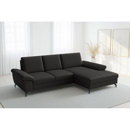 Sit & More sit&more Ecksofa &raquo;Chelsea L-Form, B: 264 cm, Leder, inkl. Sitztiefen-&Armteilverstellung&laquo; optional mit Schlaffunktion und Bettkasten B/H/T: 264cm x 