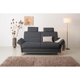 OTTO home 3-Sitzer &raquo;Westerland&laquo; Federkern-Polsterung. wahlweise mit Armlehnfunktion grau 100% Polyester B/H/T: 186cm x 90cm x 89cm, Luxus-Microfaser 