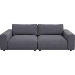 Musterring Big-Sofa &raquo;LUCIA Mega Sofa, hoher Sitzkomfort, Breite 252cm, Kontrastnaht&laquo; in vielen Qualit&auml;ten und 4 unterschiedlichen N&auml;hten, 2,5-Sitzer grau 