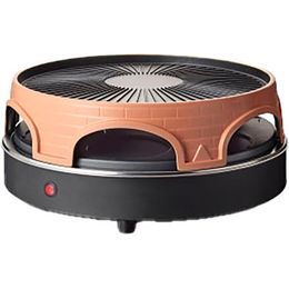 Emerio Pizzaofen &raquo;PO-113255.4&laquo; Mini-Pizzaofen mit 2 Heizkreisl&auml;ufen orange Einheitsgr&ouml;&szlig;e