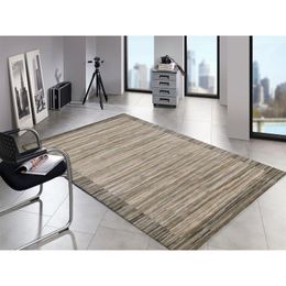 OCI DIE TEPPICHMARKE Teppich &raquo;AWARD NAMI&laquo; rechteckig 10 mm H&ouml;he handgekn&uuml;pft, echter Design Teppich aus Nepal, 100% Naturfaser Obermaterial: 50% 