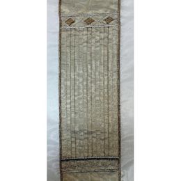 HOSSNER - ART OF HOME DECO Gardine &raquo;Z&uuml;richsee&laquo; Schlaufen 1 Stk. tlg. Schlaufenschal im besonderen Design braun Polyester 245cm, Schlaufen, 120cm