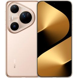 Huawei Smartphone &raquo;Pura 80 Ultra&laquo; Gold rosa 13 MP Frontkamera mit Weitwinkel und Autofokus
