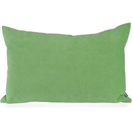 HOCK Dekokissen &raquo;Versatil&laquo; Sofakissen inkl. F&uuml;llung, 50x30cm, einfarbig, pink, Samt, Dekokissen gr&uuml;n Baumwolle, Polyester B/L: 60cm x 40cm, 1 Stk.