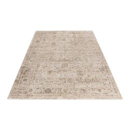 Obsession Teppich &raquo;My Everest 428&laquo; rechteckig 7 mm H&ouml;he Orient-Optik, mit Fransen, Vintagedesign, Wohnzimmer, Schlafzimmer beige Polyester B : 80cm 1 Stk., 7mm,