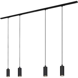 Briloner Leuchten Schienensystem-Sets &raquo;RAIL&laquo; LED-Board 7 Stk. Schienensystem Rail 1,5 m Schwarz 4,5W Decke Wohnzimmer B&uuml;ro K&uuml;che H: 142cm, 7 Stk.