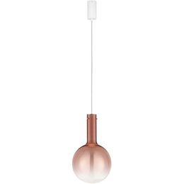 NOVA LUCE Pendelleuchte &raquo;NOSTOS&laquo; LED-Modul 1 Stk. Warmwei&szlig; rosa 1, &Oslash; 25cm H: 170cm, 1 Stk.