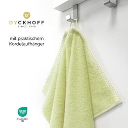 Dyckhoff Duschtuch &raquo;Pure Natural Uni&laquo; BIO Baumwolle, GOTS gr&uuml;n Frottier, Baumwolle B/L: 70cmx140cm, 1 Stk., Frottier