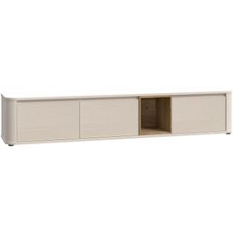 FORTE TV-Board B/H/T 215/41,5/41,3 cm, Stauraum, MDF Front beige Holzwerkstoff B/H/T: 215cm x 41,5cm x 41,3cm