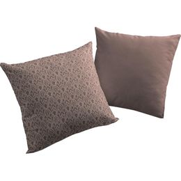 Adam Dekokissen &raquo;Urban Cactus&laquo; zertifizierter Bio-Baumwolle, Wendekissenh&uuml;lle ohne F&uuml;llung, 1 St&uuml;ck braun Baumwolle B/L: 50cm x 50cm, 1 Stk.