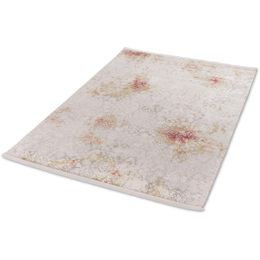 Astra Teppich &raquo;Gravina 231&laquo; rechteckig 8 mm H&ouml;he seidiger Schimmer durch Viskose, Hoch Tief Struktur, Wohnzimmer rot Kunstfaser, Viskose B : 80cm 1 