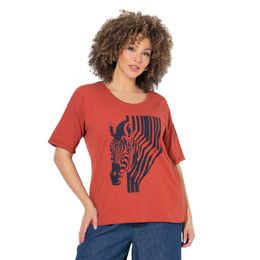 Ulla Popken Shirt in terra | Gr.: 46-48