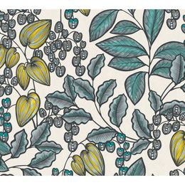 ARCHITECTS PAPER Vliestapete &raquo;Floral Impression&laquo; Wald botanisch floral glatt Tapete Blumen Tapeten Wohnzimmer Schlafzimmer K&uuml;che modern Design B&uuml;ro gr&uuml;n Vlies B/L: 