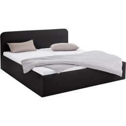 Westfalia Schlafkomfort Polsterbett inkl. Bettkasten bei Ausf&uuml;hrung mit Matratze schwarz Bezug Bett: wahlweise Microfaser (100% Polyester), Strukturstoff (77% Polyester, 23% 