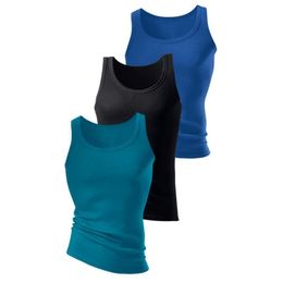 H.I.S. H.I.S Unterhemd in royalblau, schwarz, petrol | Gr.: 6