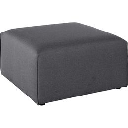 OTTO home Polsterhocker &raquo;N&ouml;re&laquo; Modul - zum Zusammenstellen; in vielen Bezugsqualit&auml;ten und Farben grau Samtoptik (100% Polyester);Struktur (100% 