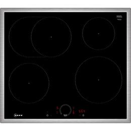 Neff Induktions-Kochfeld &raquo;T56SHF1L0&laquo; Powerstufe f&uuml;r schnelle Ergebnisse & Twist Touch Fingerdreh-Steuerung grau Einheitsgr&ouml;&szlig;e Induktions-Kochfeld