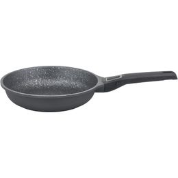GSW Bratpfanne &raquo;Easy Click&laquo; Aluminiumguss 1 Stk. tlg. abnehmbarer Griff, Induktion schwarz &Oslash; 24cm + H&ouml;he 5,5cm
