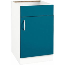 Wiho-K&uuml;chen wiho K&uuml;chen Sp&uuml;lenschrank &raquo;Flexi&laquo; Breite 50 cm blau B/H/T: 50cm x 82cm x 57cm