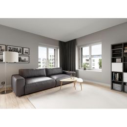 Musterring Big-Sofa &raquo;LUCIA Mega Sofa, hoher Sitzkomfort, Breite 252cm, Kontrastnaht&laquo; in vielen Qualit&auml;ten und 4 unterschiedlichen N&auml;hten, 2,5-Sitzer grau 