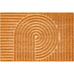 ANDIAMO Fu&szlig;matte &raquo;Kokos&laquo; rechteckig 17 mm H&ouml;he Schmutzfangmatte, verschiedene Designs, In- und Outdoor geeignet braun Kokos B : 40cm 1 Stk., 17mm, L: 60cm