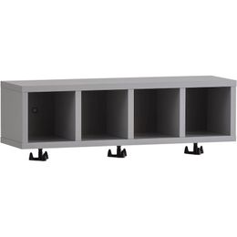 Welltime Wandregal &raquo;Lugo, Wandregal, melaminharzbeschichtet, Made in Germany, B: 59 cm&laquo; Solide Verarbeitung - Dieses Produkt ist in Deutschland 