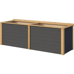 Weka Hochbeet &raquo;optionale Erweiterung f&uuml;r Gartenhaus Killarney&laquo; verschiedene Farben und Gr&ouml;&szlig;en Massivholz B/H/T: 76cm x 80cm x 248cm