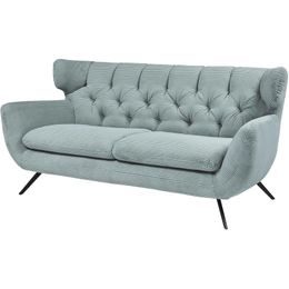 3C Candy 2,5-Sitzer &raquo;Beatrice, extravagantes Megasofa, bequem, K&uuml;chensofa, Breite 200cm&laquo; mit R&uuml;ckensteppung im Rautenmuster, in Samt Optik oder in 