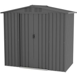 Tepro Ger&auml;tehaus &raquo;Flex Shed M&laquo; Metall grau Stahlblech Einheitsgr&ouml;&szlig;e