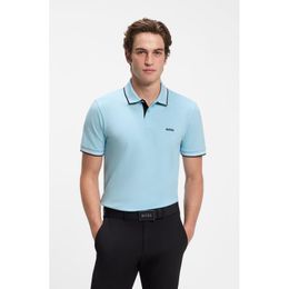 BOSS Green Herren BOSS Green Poloshirt &raquo;Paul Slim Fit Stretch-Baumwoll-Pique&laquo; mit Polokragen blau 3XL