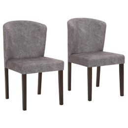 OTTO home Esszimmerstuhl &raquo;Prato&laquo; (Set) 2 Stk. braun Kunstleder, Polyurethan B/H/T: 50cm x 83cm x 64cm, 2 Stk.