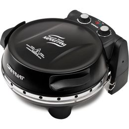 G3FERRARI Pizzaofen &raquo;Napoletana G1003210 schwarz inkl. 2-ten oberen Pizzastein&laquo; bis 400 &deg;C f&uuml;r echte Steinofenpizza und f&uuml;r noch mehr Backvielfalt 