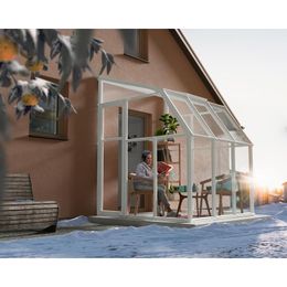 Gew&auml;chshaus &raquo;Sun Room&laquo; lebenslang widerstandsf&auml;hige Wandpaneele wei&szlig; B/H/T: 201cm x 247cm x 200cm